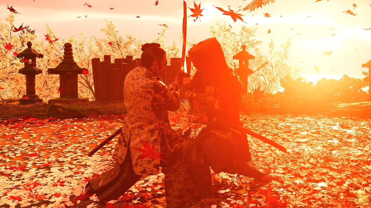 Ghost of Tsushima PS5 | Duel Lord Shimura w/ Broken Armor + Curses ...