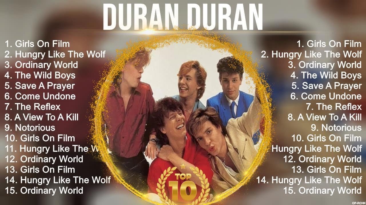 Duran Duran Greatest Hits ~ Best Songs Of 80s 90s Old Music Hits ...