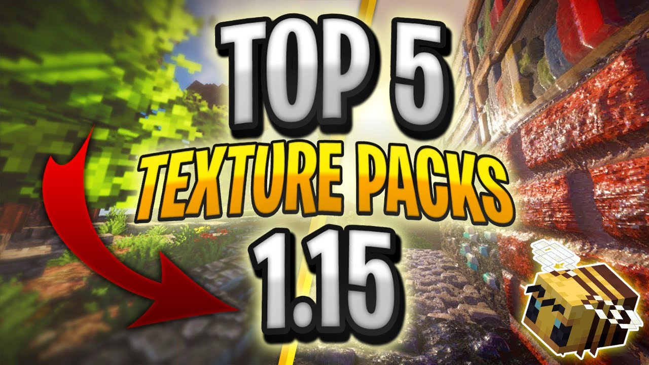 TOP 5 PACK DE TEXTURAS para MINECRAFT 1.15 - YouTube