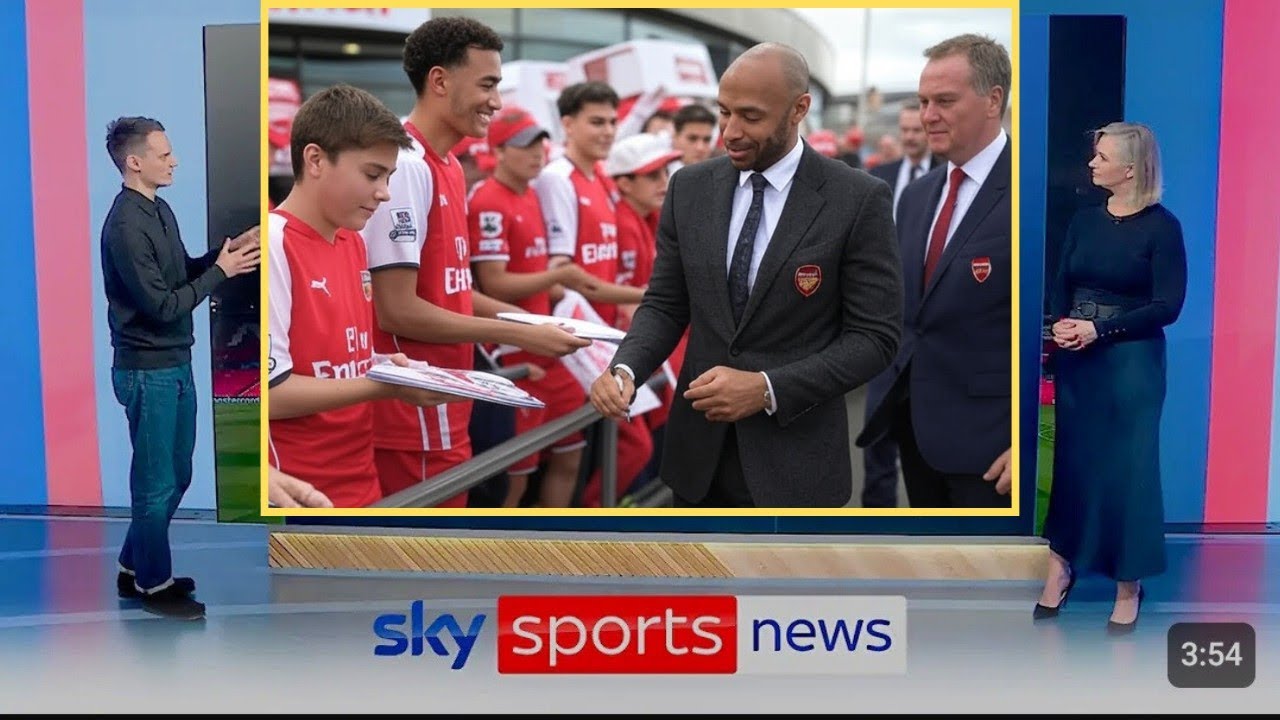 "Thierry Henry Returns to Arsenal as New Assistant Coach – A Legend ...