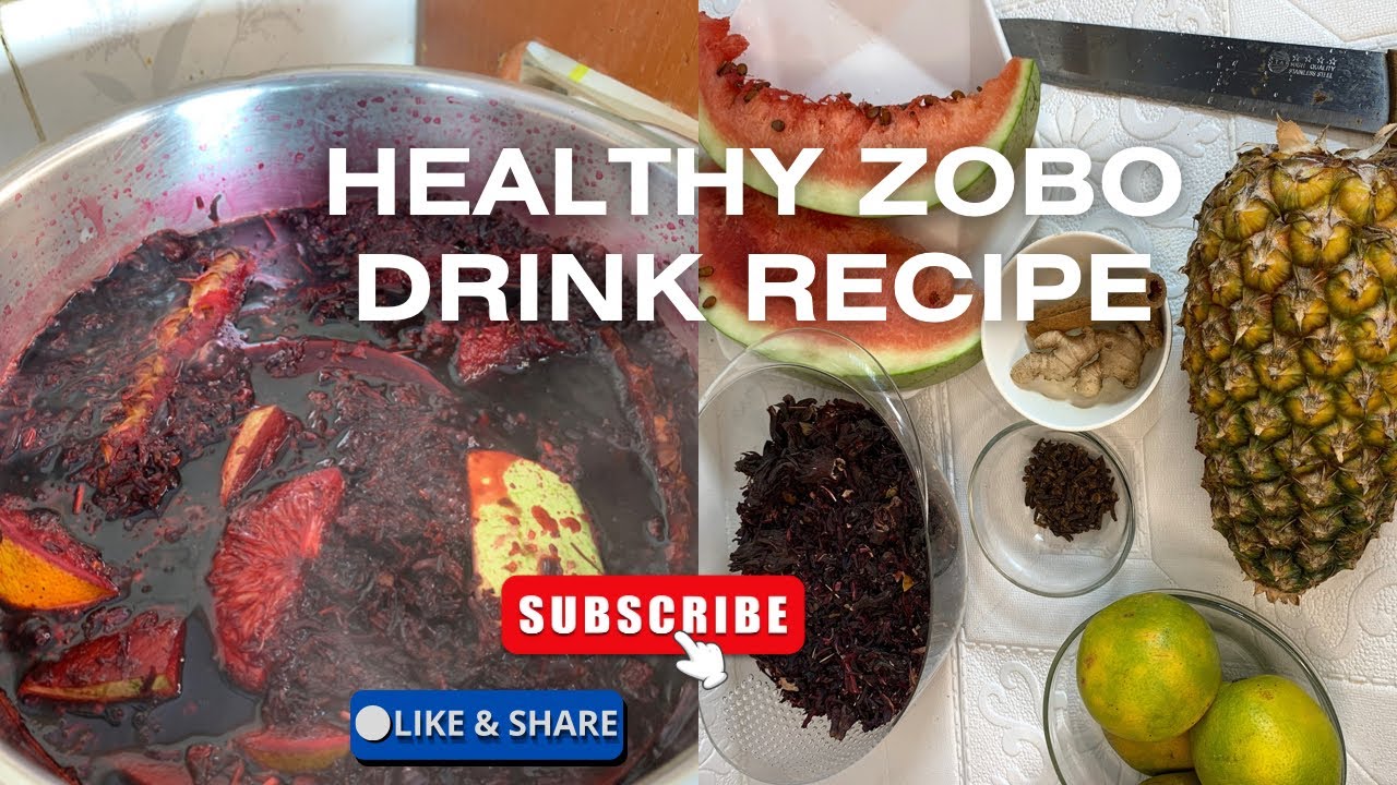 How to make a healthy fruity zobo\ easy to make #video #tutorial # ...