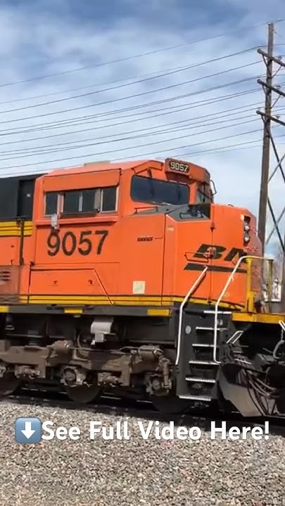 BNSF Grain Train DPUs! - YouTube