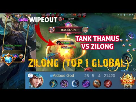 PAANO MAG ZILONG / BUHATIN ANG MGA TOXIC SA ML / THAMUS VS ZILONG ...