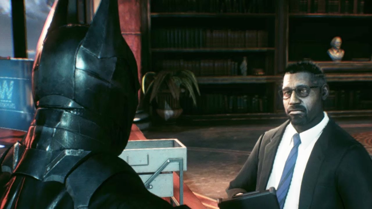 Meeting Lucius Fox at The Wayne Tower (Batman Arkham Knight) - YouTube