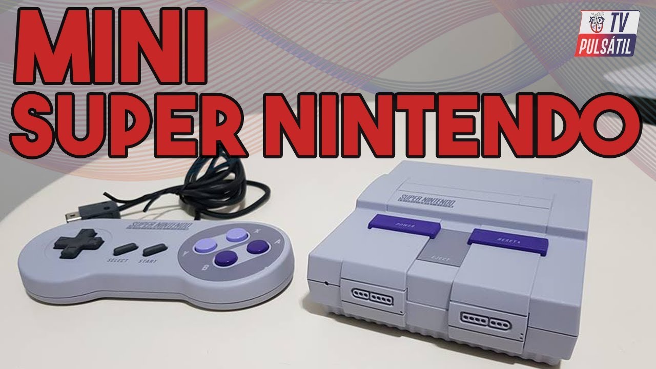 MINI SUPER NINTENDO - DEMONSTRAÇÃO E GAMEPLAY | Pulsátil Games Ep 23 ...