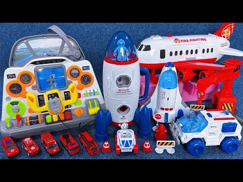 8 Minutes Satisfying with Unboxing Aircraft Cockpit Flight Simulator Playset ASMR | Review Toys