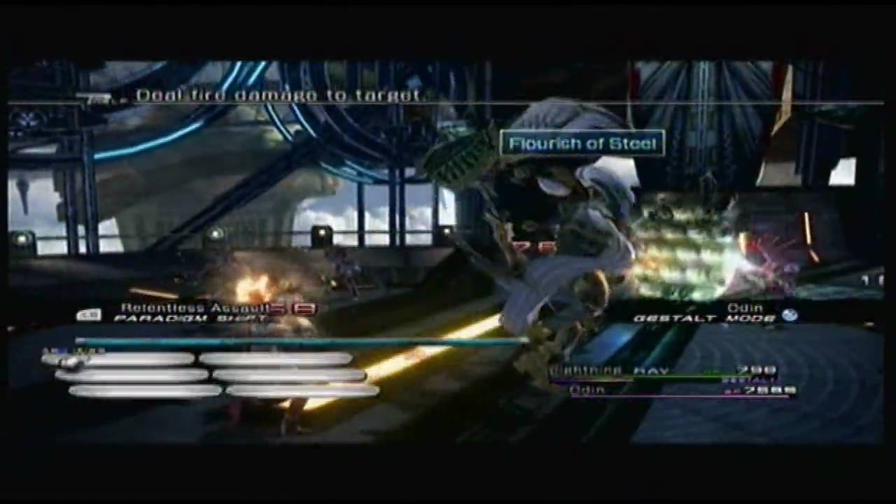 Lightning's Eidolon Odin - Final Fantasy XIII - YouTube