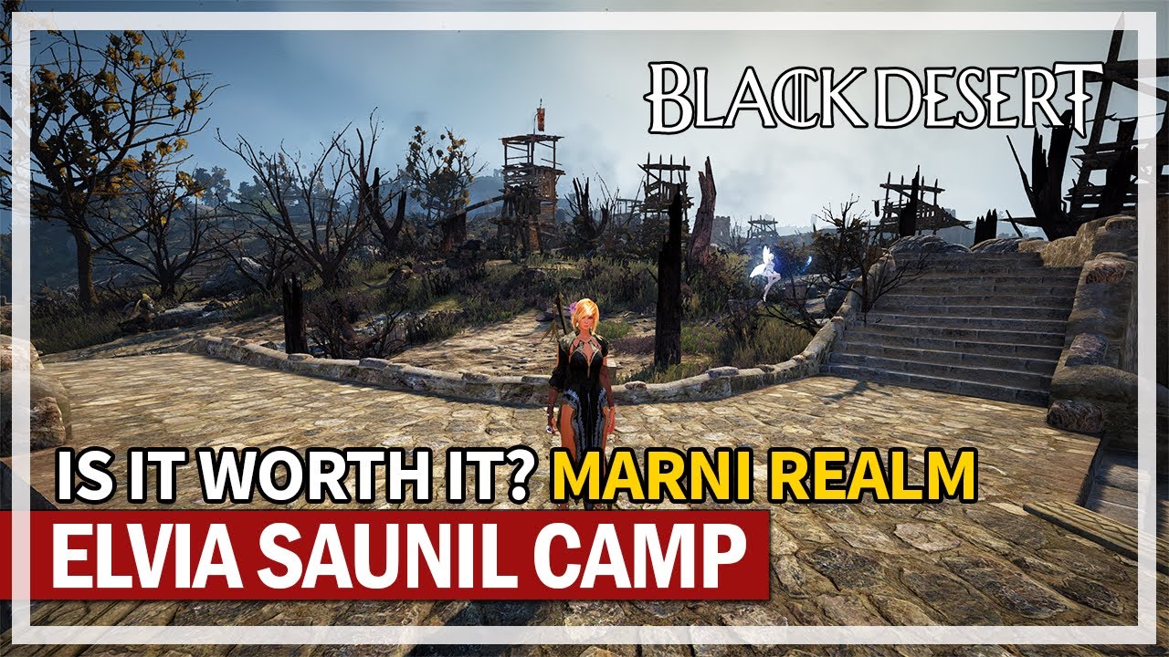 Is Elvia Saunil Camp Worth It? Marni Realm Hour | Black Desert - YouTube