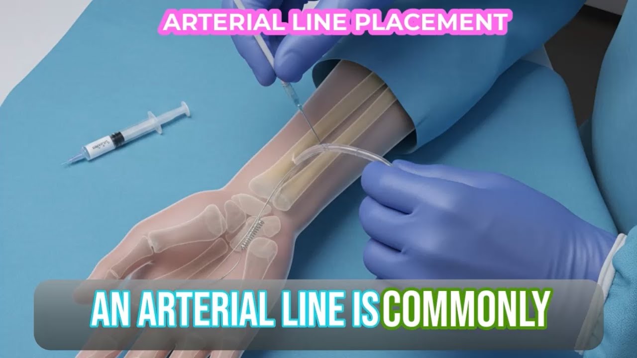 Arterial Line Placement | Radial Artery Cannulation Step by Step with ...