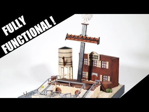 Windmill Tower | Family Drop Tower ride | miniature Theme Park scale ...