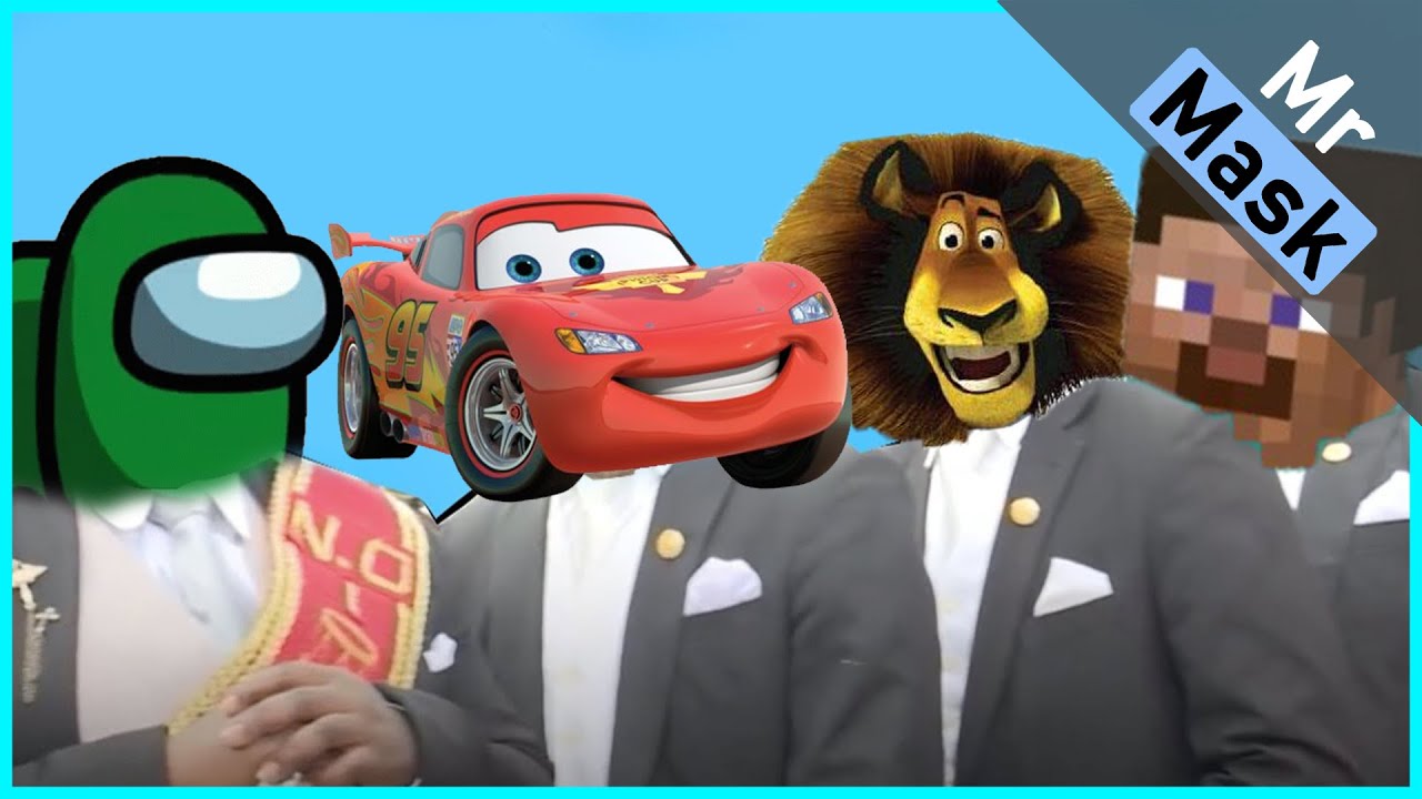 Among Us & Cars & Madagascar & Minecraft Animation - Coffin Dance Song ...