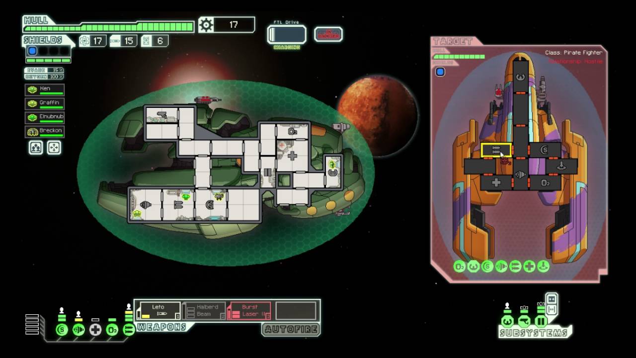 FTL Race Zoltan ship part 1 Road to glory, Trouble with sector 1 - YouTube