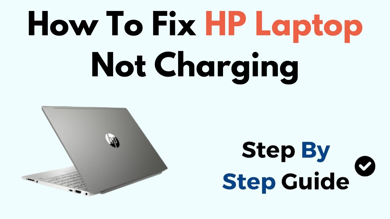 How To Fix HP Laptop Not Charging Windows 11 - YouTube