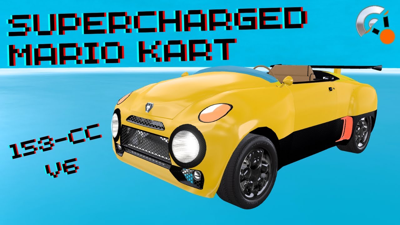 Making a Supercharged Mario Kart . (Automation/BeamNG Drive) - YouTube