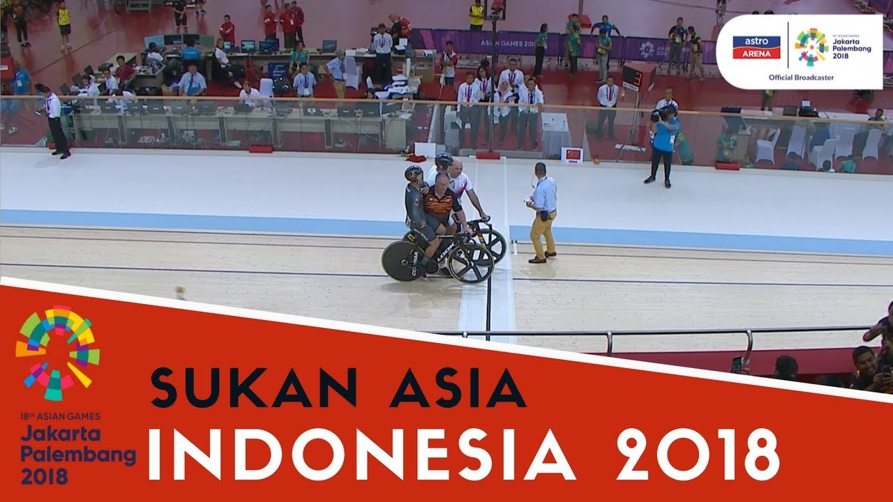 Sukan Asia Indonesia: Trek Basikal | Pecut | Lelaki 1/8 | Azizulhasni ...