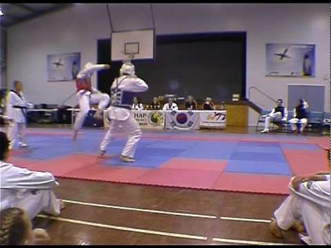 Seans tkd sparring injury - YouTube
