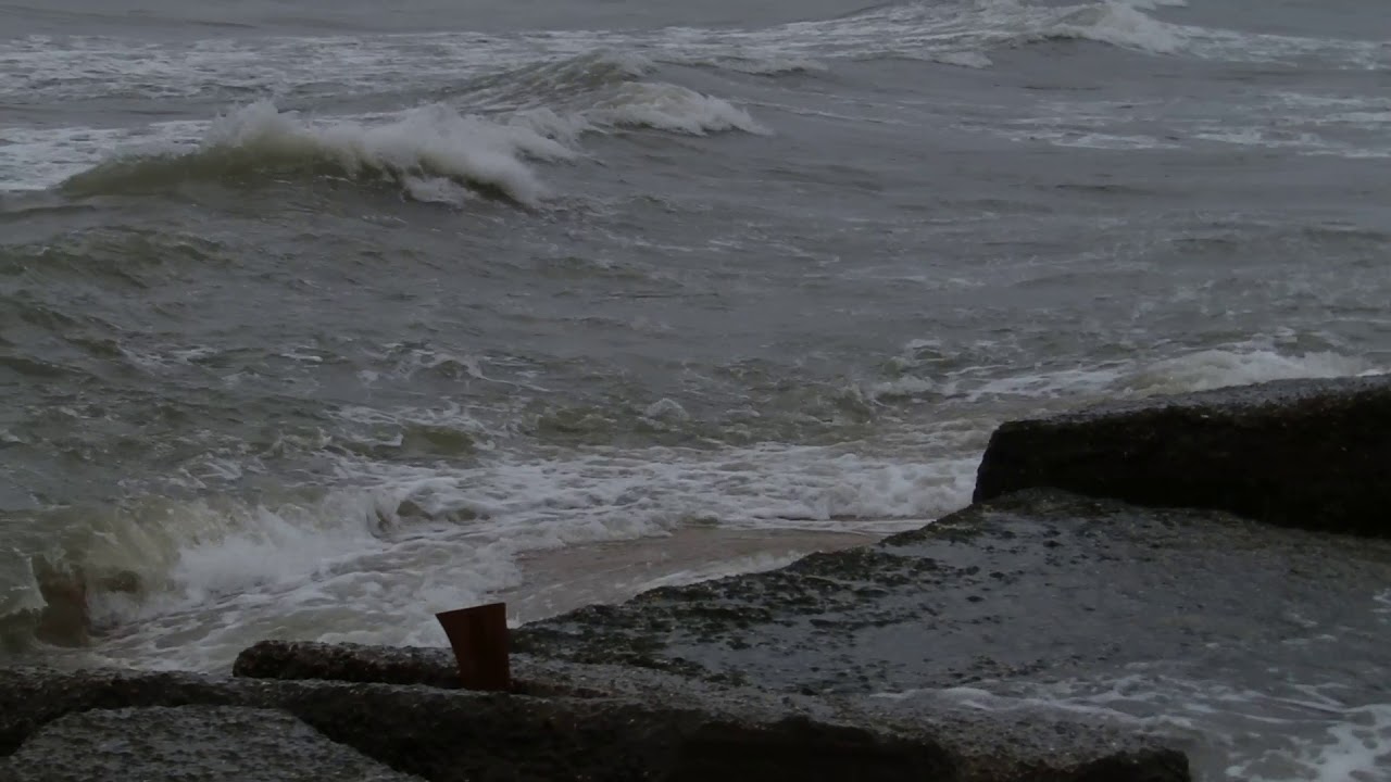 Caspian sea waves - YouTube