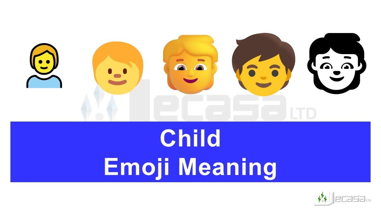 Child Emoji 🧒 Meaning | Learning Emojis - YouTube