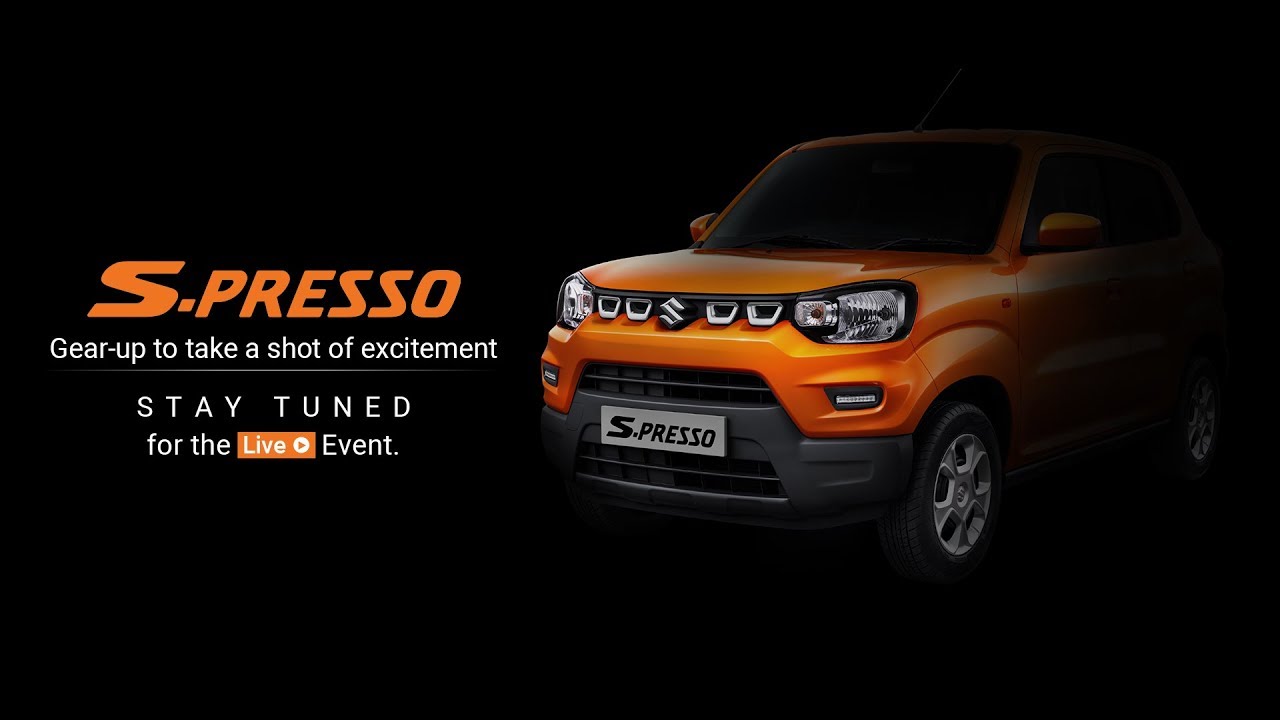 Maruti Suzuki | Mini SUV S-PRESSO | Launch event Live Webcast - YouTube