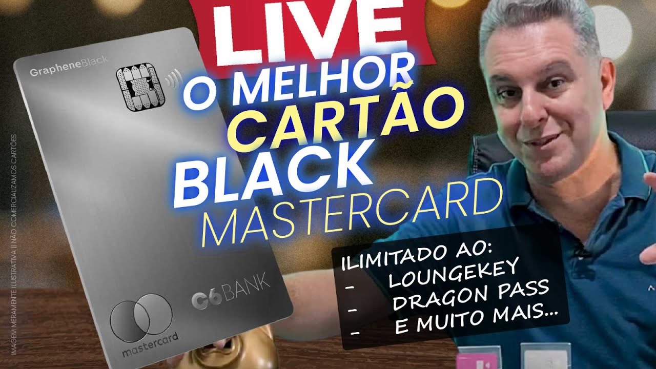 💳LIVE: O MELHOR CARTÃO MASTERCARD BLACK DO BRASIL! VEJA A NOVA ...