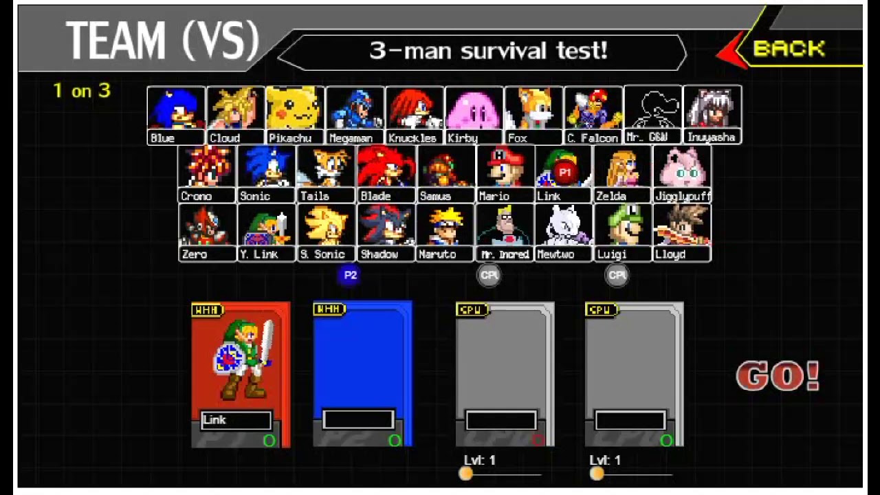 Super Smash Flash: All Characters - YouTube