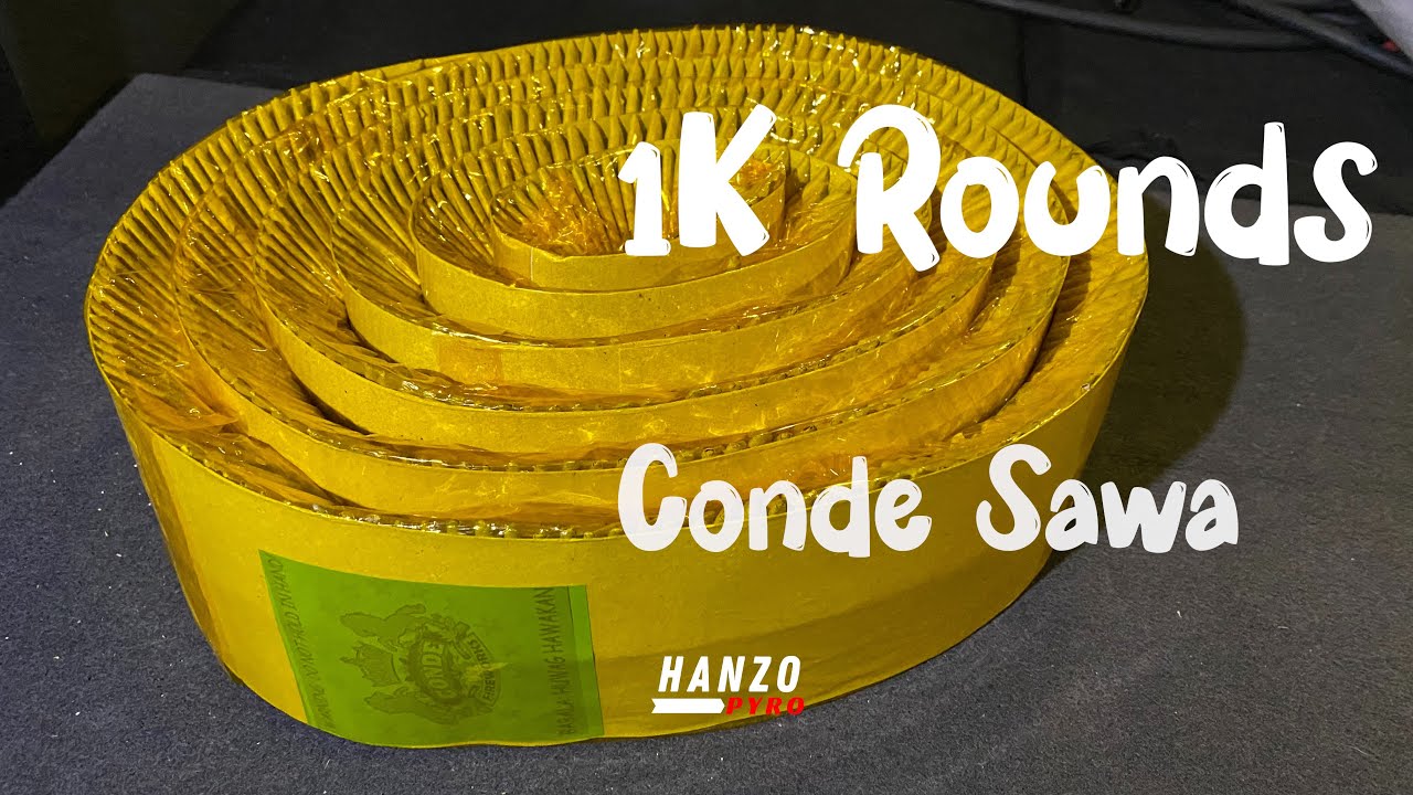 1K Rounds Sawa by Conde Fireworks - YouTube