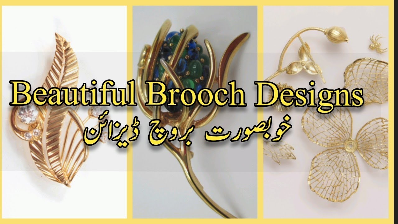 Beautiful Brooch Designs | @Its.fashionology - YouTube
