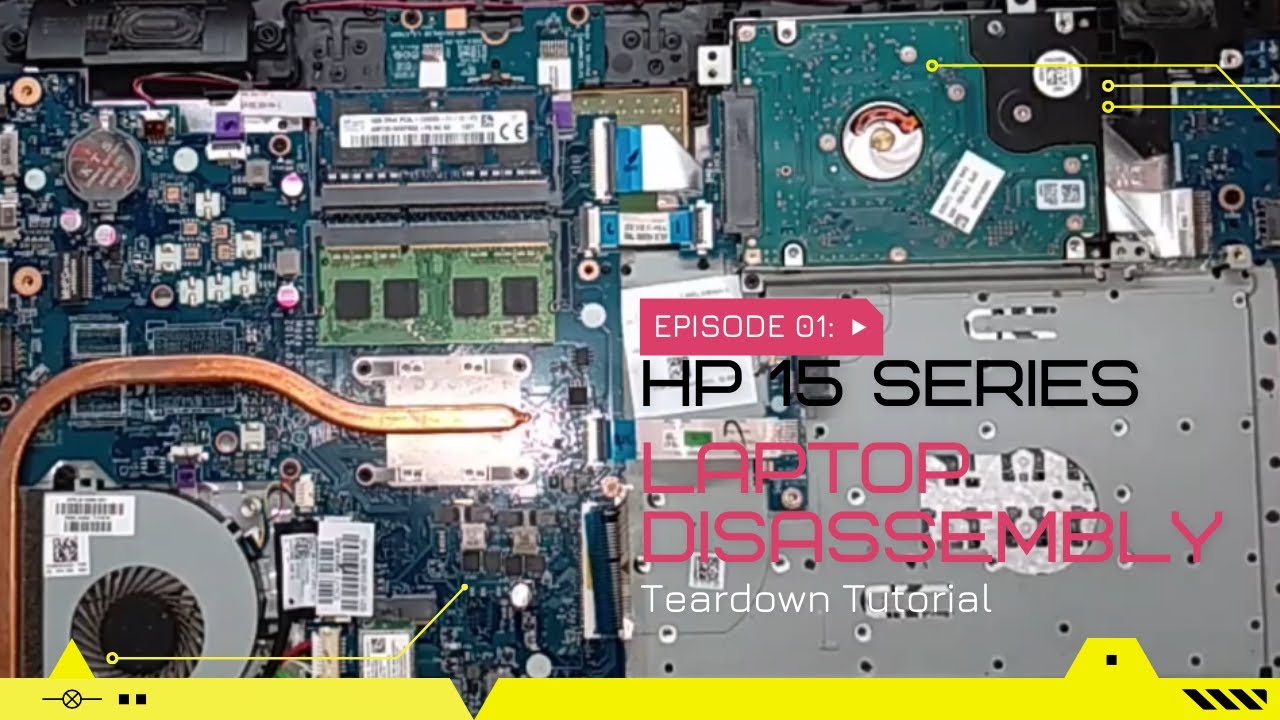 Hp 15 Series Laptop Disassembly, Saddique IT, Teardown Tutorial - YouTube