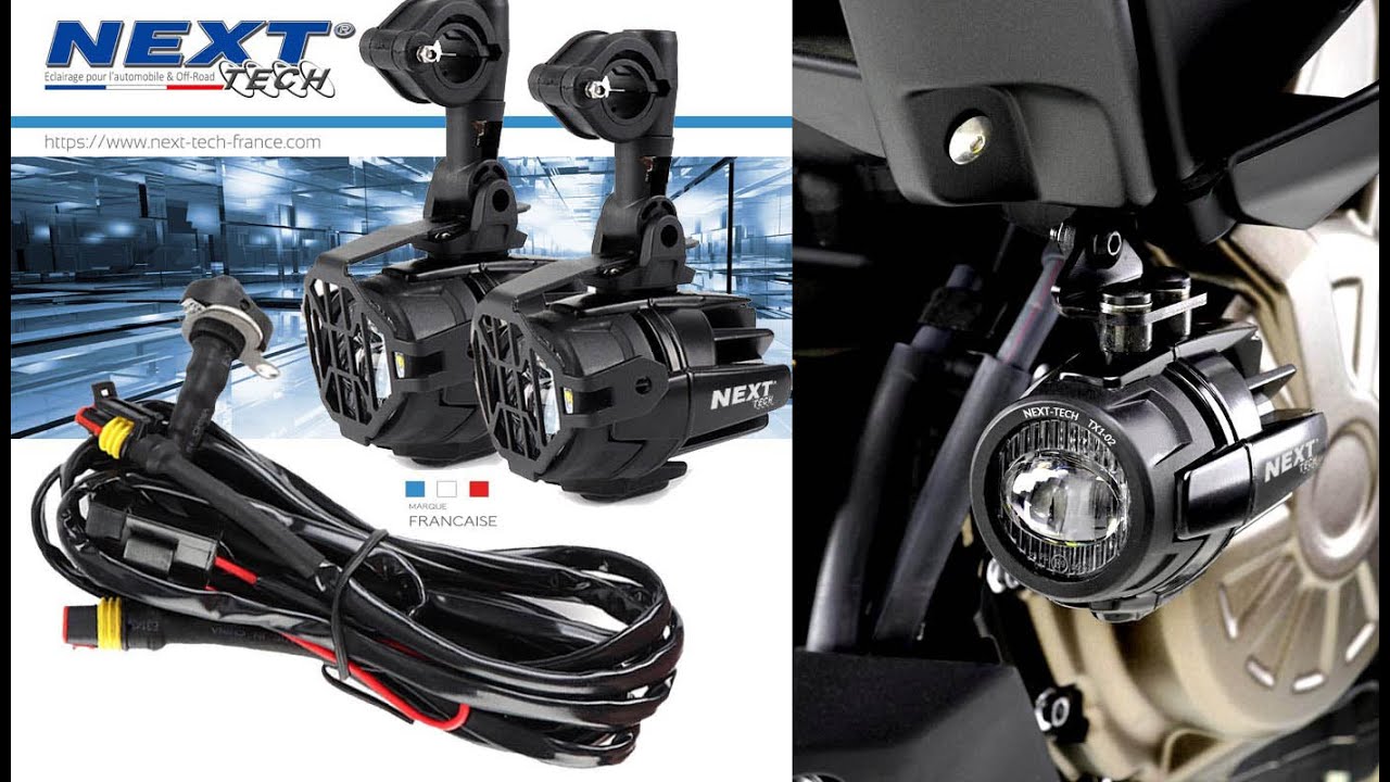 TEST et AVIS des phares LED antibrouillard et longue portée Next-Tech ...