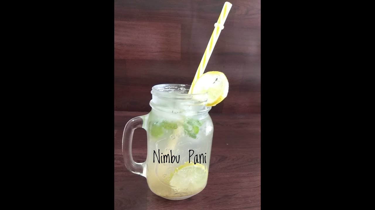 Nimbu Pani | Lemonade | Easy And Healthy Way | Lemon Water - YouTube