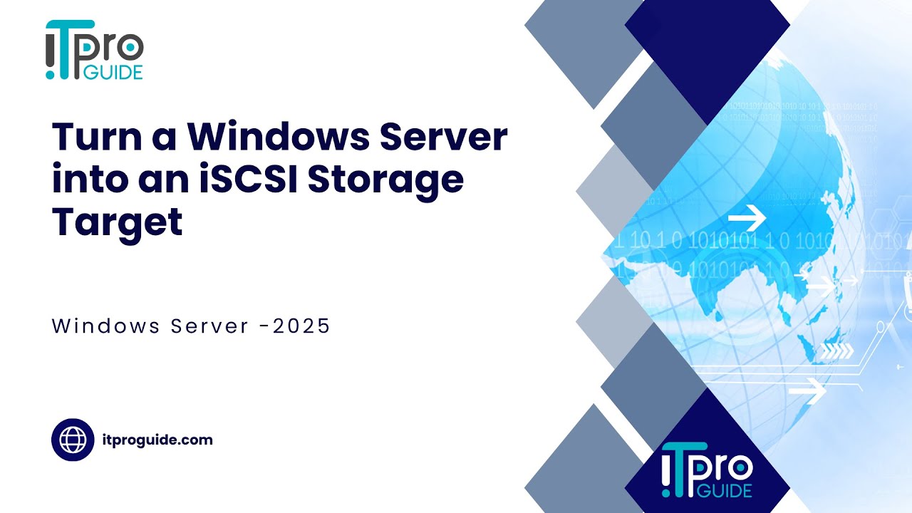 20 Turn a Windows Server into an iSCSI Storage Target | Windows Server ...