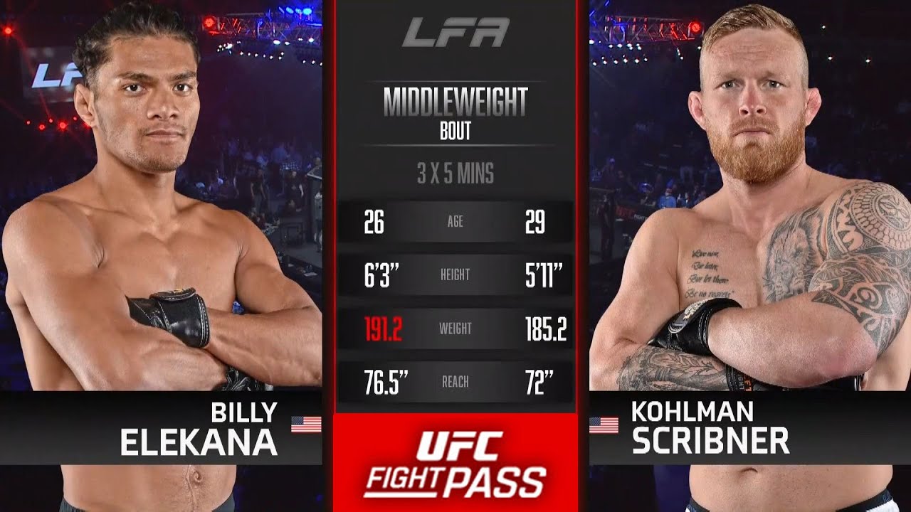 LFA 130: Billy Elekana vs Kohlman Scribner | April 22, 2022 - YouTube