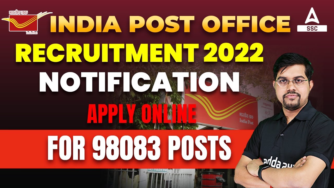 Indian Post Office Recruitment 2022 | 98083 Posts | SSC Adda247 - YouTube