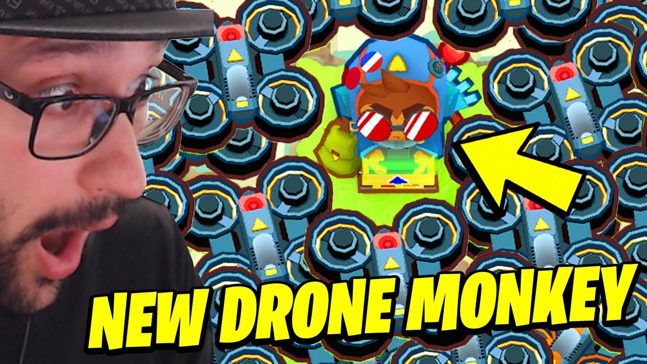 *NEW* DRONE MONKEY is OVERPOWERED in Bloons TD 6 v20.00 UPDATE (Etienne ...