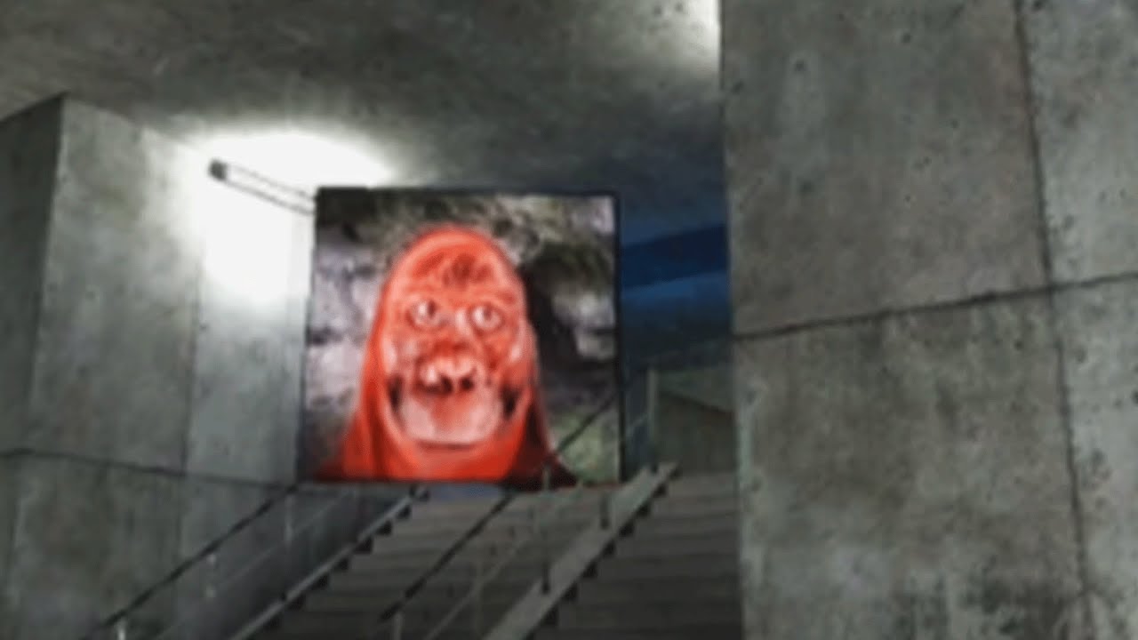 Horrifying Monkey Face chases me in Gmod - YouTube