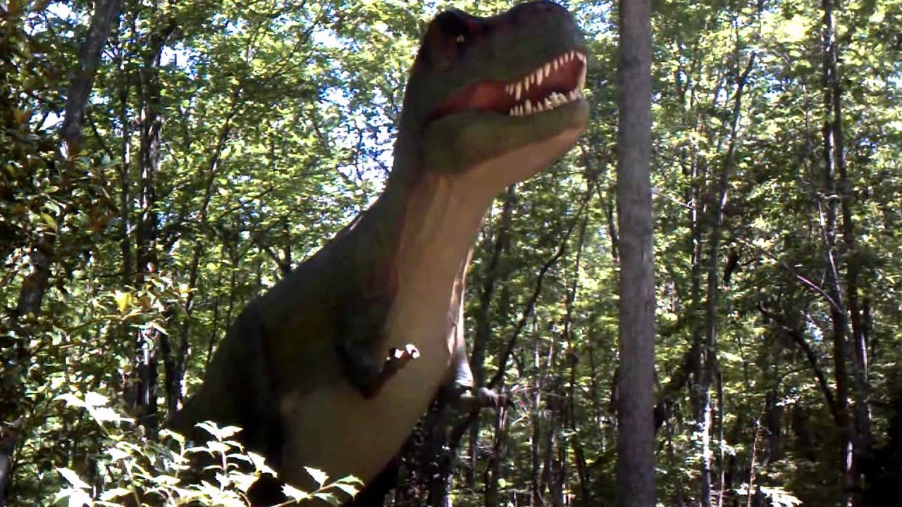 North Carolina Zoo Dinosaur Exhibits - YouTube