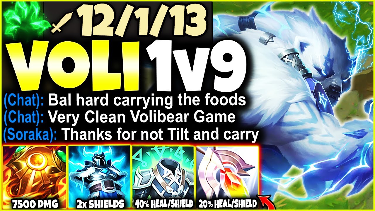 Learn How to Play VOLIBEAR and 1v9 CARRY TOXIC League of Legends ...