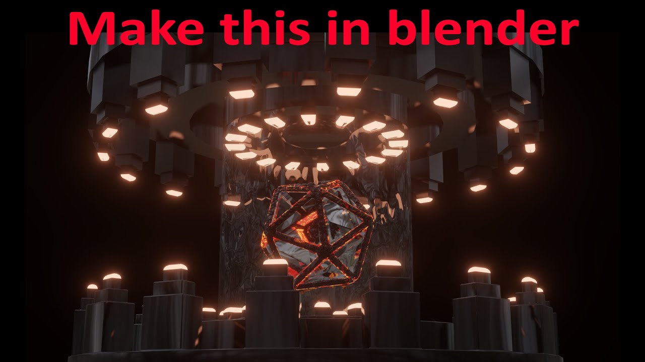 How to create this INTERESTING looking scene in BLENDER 2.93 - YouTube