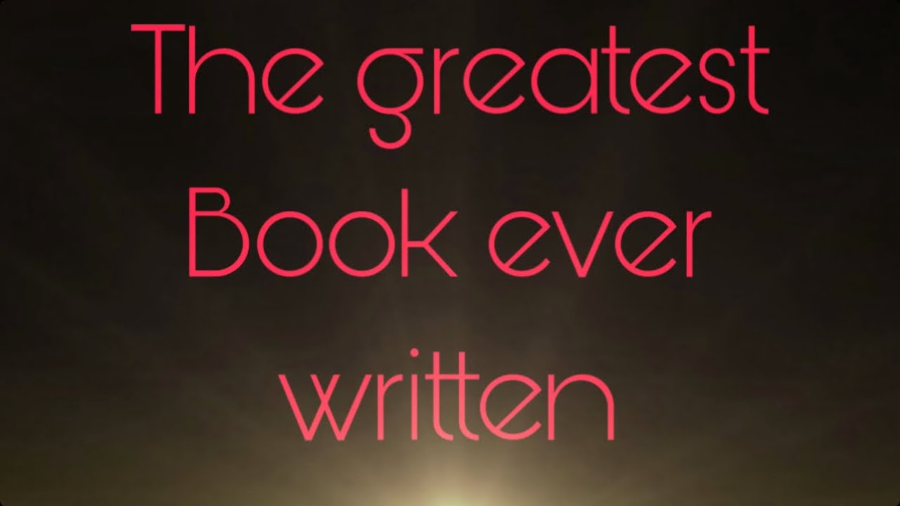 “The greatest book ever written” by Kelli Ritter - YouTube