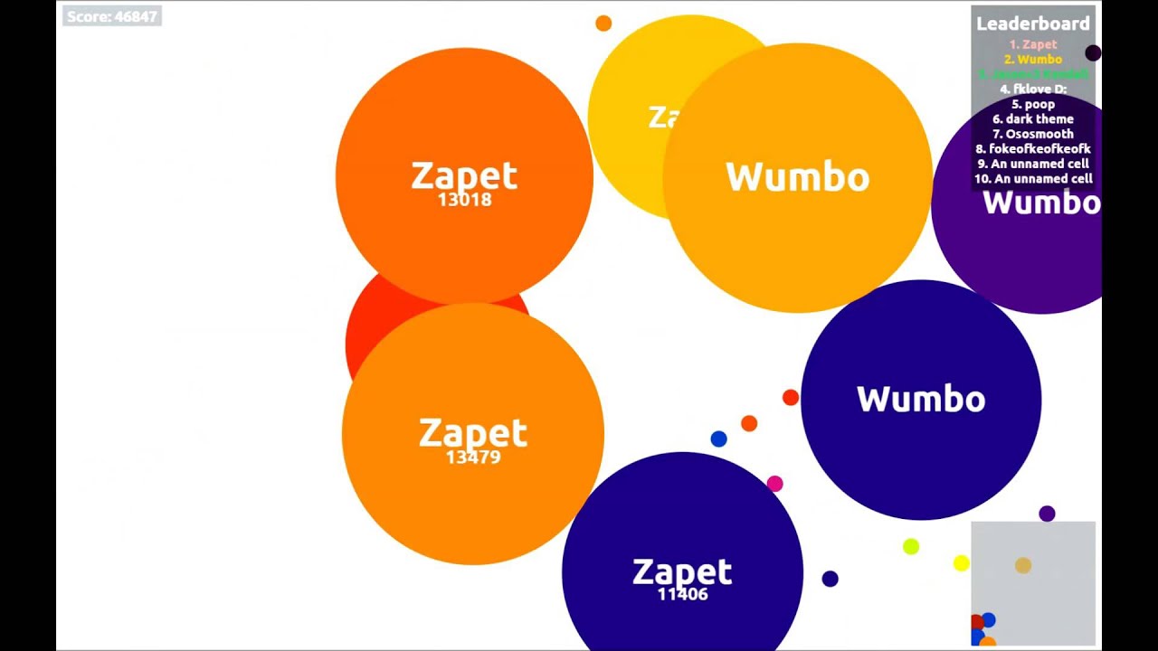 Agarabi.com episode 3 - Agar io episode 7 - 57k+ mass - Rainbow speedy ...