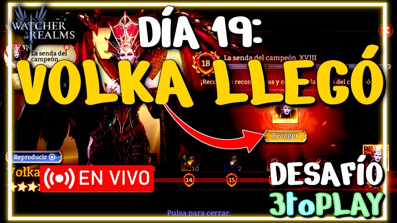 🔴Día 19: Volka está Aquí! 3toPLAY EN VIVO #WoR en Español 🔴 - YouTube