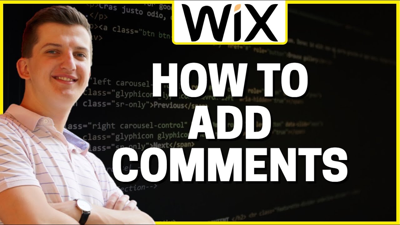 How To ADD User Comments In Wix - YouTube