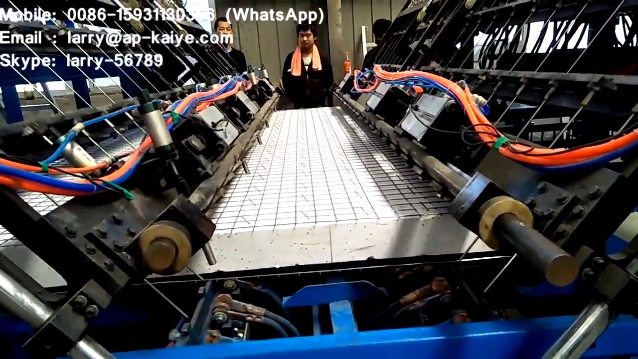 3D panel welding machine system (Panel width 3000 mm) - YouTube