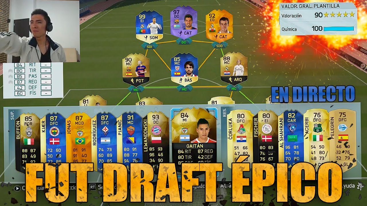 FUT DRAFT RANDOM DE 190 EN DIRECTO | #FailPvD - YouTube