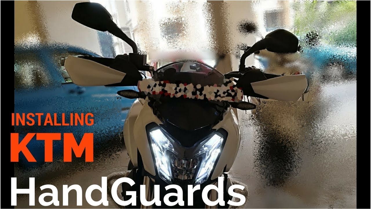 Dominar 400 | Hand/ Knuckle Guards Installation | Part - 1 | DIY - YouTube