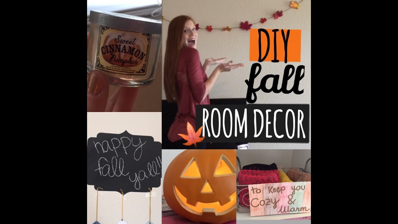 DIY Fall Room Decor + Ways To Make Your Room Cozy!! - YouTube