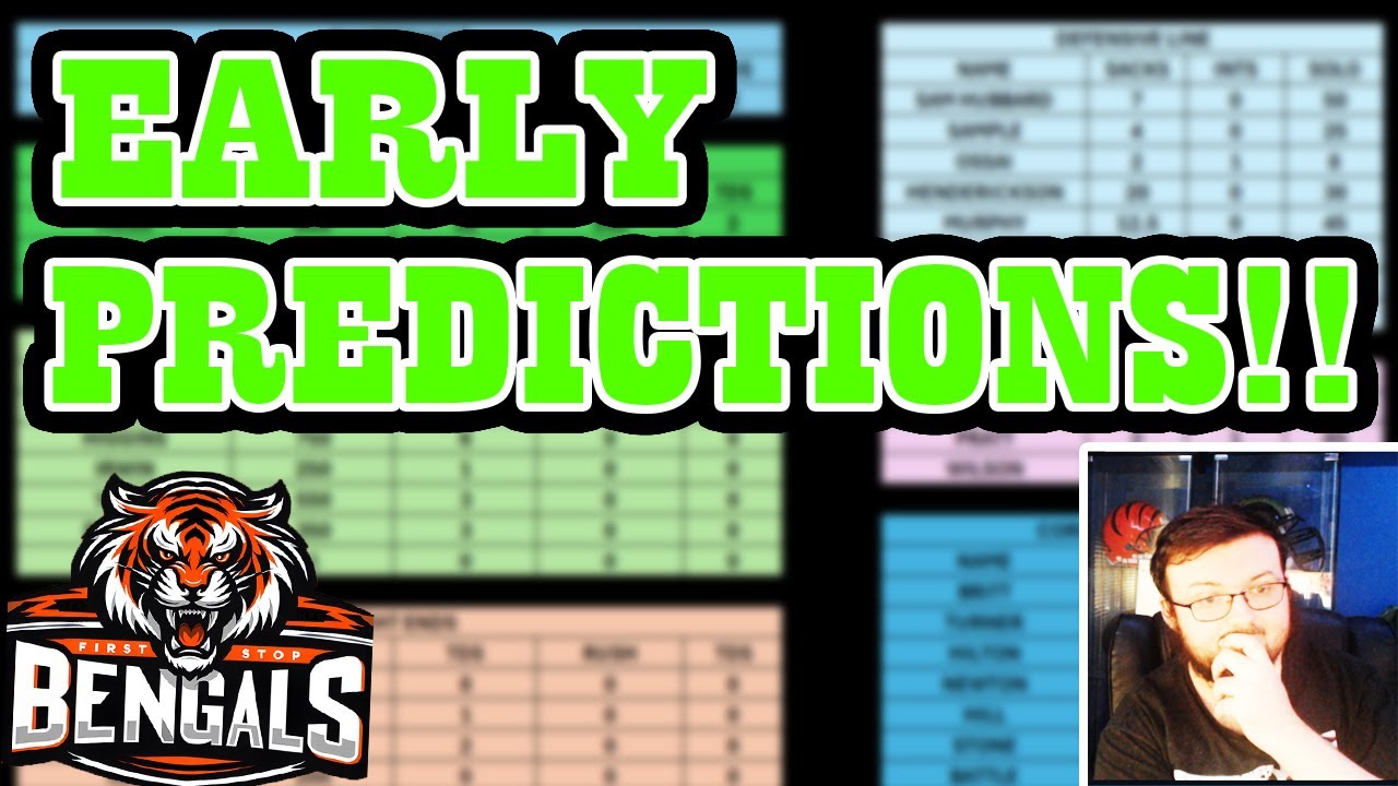 BENGALS FAN WAY TO EARLY STATS PREDICTION FOR THE 2024 SEASON ...