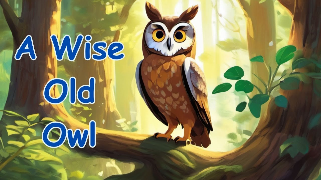 A Wise Old Owl Moral Story for Kids | Bedtime Story for Kids | One ...