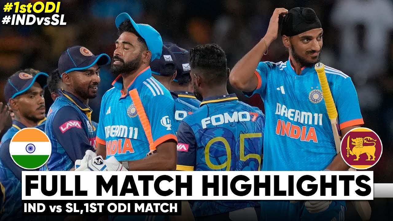 India vs Sri Lanka 1st ODI Highlights 2024 | IND vs SL ODI Highlights ...