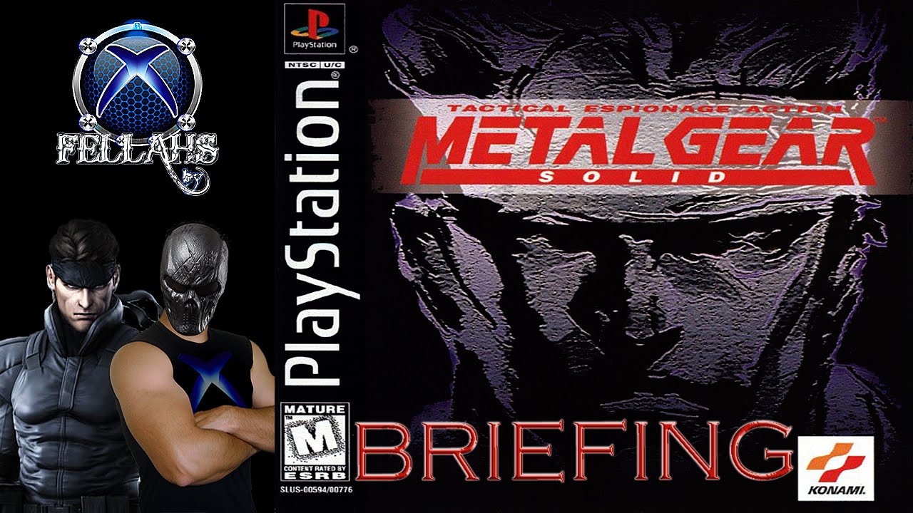 MGS BRIEFING (PS1) 100% Legendado em PT BR - HD 1080p - YouTube